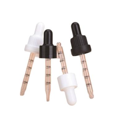 China 60ml 18-415 Black Child Resistant with Tamper Evident Seal Calibrated Glass Dropper (18-415) for sale