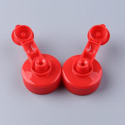 China Washing liquid flip top cap lotion bottle cap 28/400 PP plastic bottle lid for sale