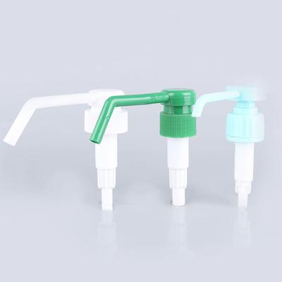 China Green, White 28/410 lotion pump long nozzle for bottle sanitizer handwash for sale