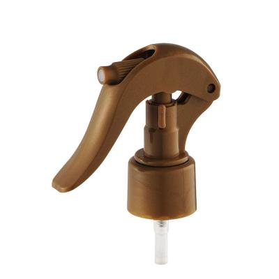 China 24/410 28/410 black mini trigger sprayer for cosmetics，Brown triger Sprayer for sale