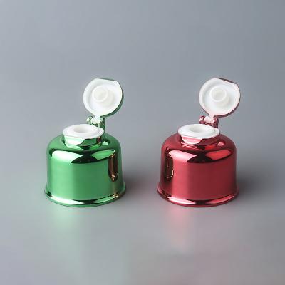 China UV  24/410 28/410 Cosmetic Bottle Cap Plastic Screw Flip Top Cap For Lotion Shampoo Bottle for sale