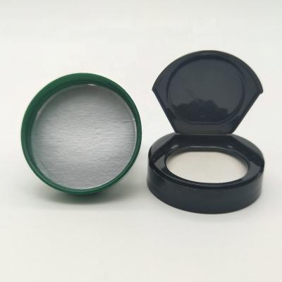 China Hot Sale 44mm Top Cap Plastic Screw Cap Half Flip Top Cap for Medicine Bottle for sale