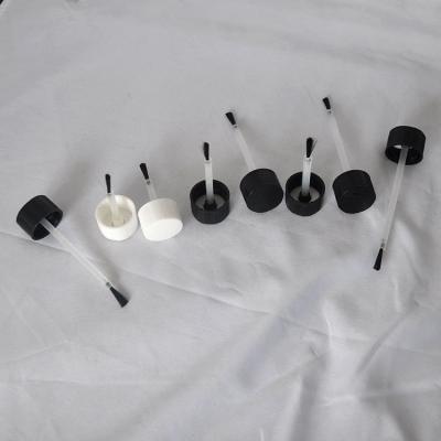 China 18mm essential oil bottle brush cap plastic nail polish cap glue cap for sale