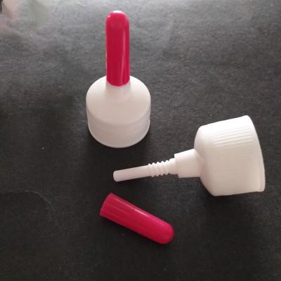 China high quality 20/410 Plastic Sharp Long Nose Tip Twist Top Cap for sale