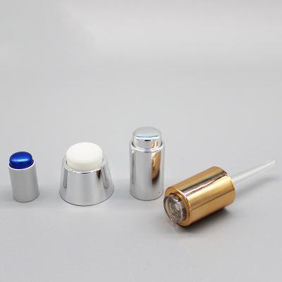 China 18/415 24/400 20/400 Black White Liquid Dropper For Bottle Essential Oil Dropper With Glass Pipette for sale