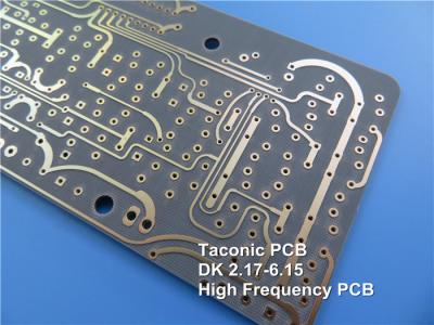 China Taconic High Frequency PCB Built On TLX-0 62mil 1.575mm With Immersion Silver for RF Antenna for sale
