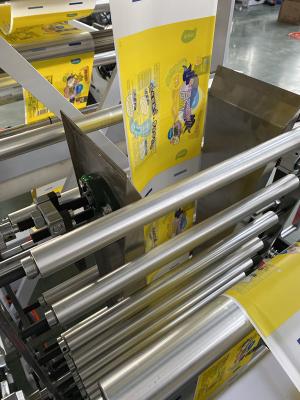 China LDPE HDPE Gusset Bag Making Machine 120pcs/Min for sale