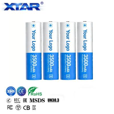 China 3500mAh Lithium Ion Cell 10A 800 Cycles Drones 18 650 Battery Store for sale