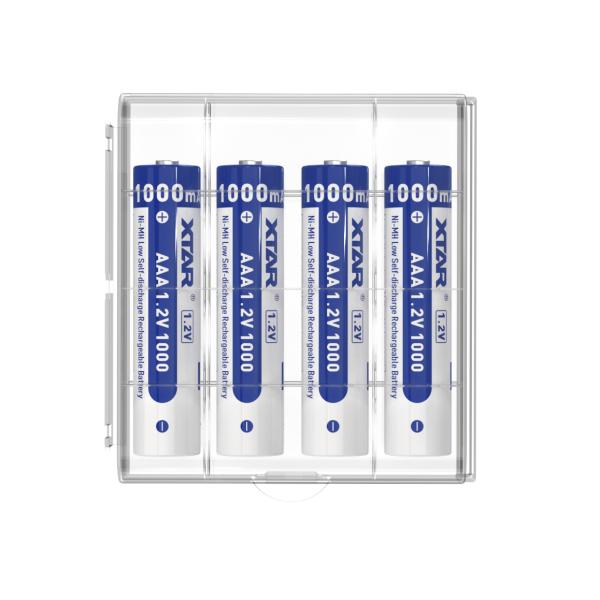 Quality 0.85g AAA 1000mAh Rechargeable Batteries 500+ Cycle Life 1.2 Volt Aaa Rechargeable Battery for sale