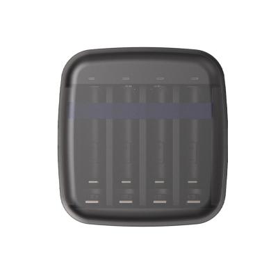 China 4 Slot Multi Bay Battery Charger LED Emergency Light For AA AAA Li-Ion for sale