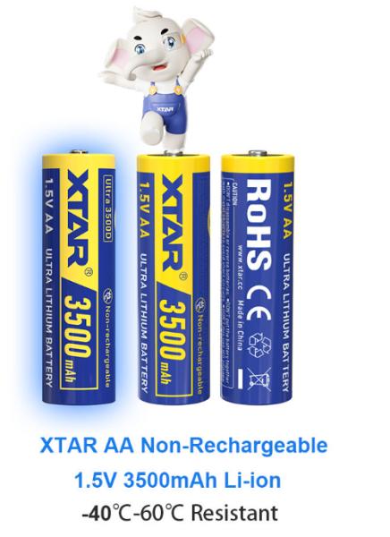 Quality Ultra 3500D 1.5V AA Batteries Outdoor Security Devices 3500mah Battery for sale