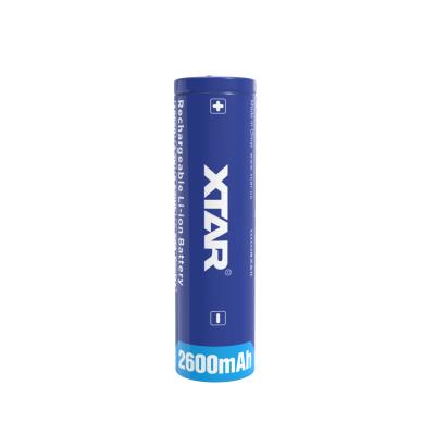 China 3.7V 2600mAh  18650 Rechargeable Battery Flat Top For Flashlights RoHS for sale