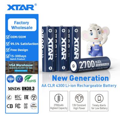 China 1.5V AA 2700mAh Trail Camera Batteries Rechargeable Lithium Ion Battery Pack for sale