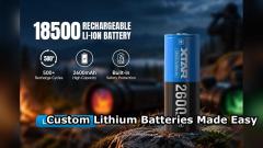 Custom 18500/18650 Lithium Battery Solutions Factory