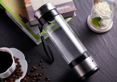 China Blue Light Hydrogen Alkaline Water Filter Bottle, Hydrogen Water Generator for sale