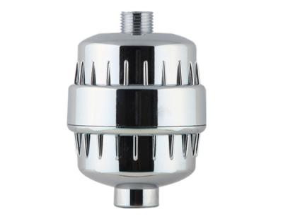 China Stainless Steel Water Filter Purifier Chrome Shower Water Filter Chrome Surface for sale