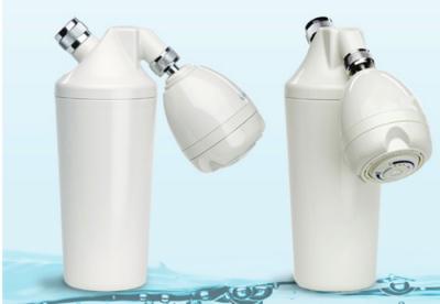 China White Kdf Carbon Shower Water Filter Purifier For Softer Skin / Healthier Hair for sale