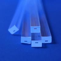 China Quartz Capillary Tube Square Tube Transparent High Temperature Resistance for sale