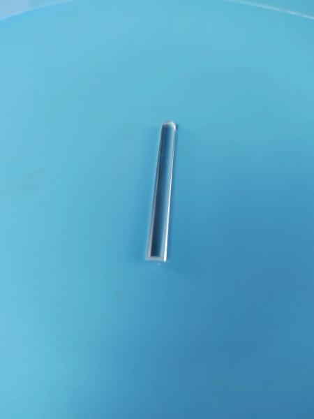 Half Round Quartz Glass Rod High Temperature Resistant Semiconductor Transparent