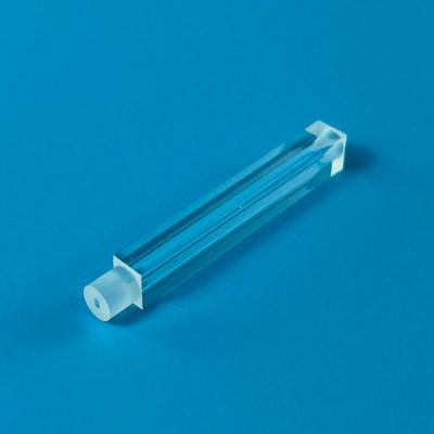 Cina Strumento di analisi su ordinazione delle cellule di flusso del quarzo delle provette di vetro di quarzo di alta precisione in vendita