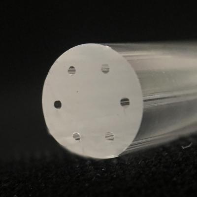 China Customizable High Purity Quartz Glass Porous Quartz Tube Quartz Capillary Circular Tubing for sale