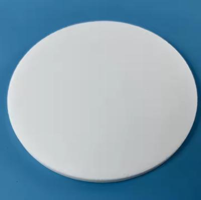 China Clear Quartz Plate Opaque Silica Fused Polished Round Polished Quartz Glass Plate / Window for sale