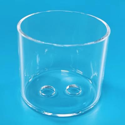 중국 화학 산업에 완벽한 투명 석영 유리 기기 판매용