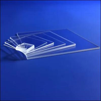 China UV Quartz Glass Plate Customized With CNC Fused Silica Punched In Different Thicknesses 1mm 1.5mm 2mm 10/5 80/50 Surface for sale