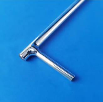 China 1100 Degree Work Temperature Silver-coated Quartz Glass Tube With Polished Or Frosted Surface for sale