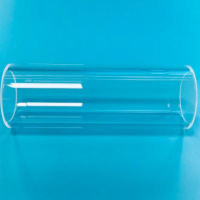 China High Temperature Customized Fused Quartz Tube With Density 6.91g/cm3 And Maximum Work Temperature Of 1100 Degrees for sale