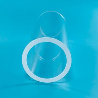 China High Temperature Customized Fused Quartz Tube With Density 6.91g/cm3 And Maximum Work Temperature Of 1100 Degrees for sale