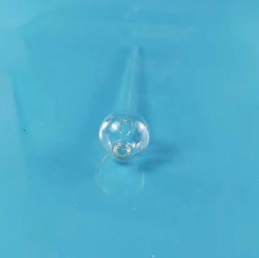 China 1100 Degrees Processing Temperature Quartz Glass Tube with Round End Transparent Clear Material for sale