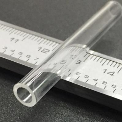 China Clear Transparent Fluorine-Doped Quartz Capillary Tube for Temperature Processing at 1200 Degrees for sale