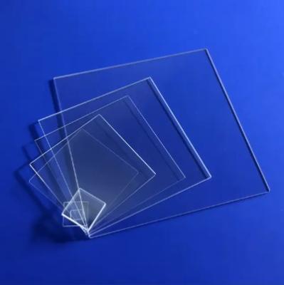 China Square Transparent Quartz Glass Plate 6.91g/cm3 or 2.23g/cm3 Density for Precision Machining for sale