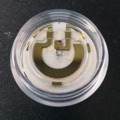 China Customized Optics Gold-Coated Quartz Pendulum Plate For Optimal Performance for sale