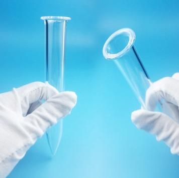 China Customized Transparent Conical Quartz Glass Tube for Industrial for sale