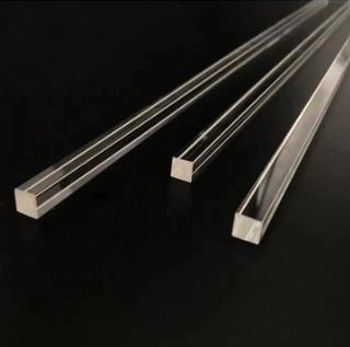 China Transparent Rectangular Quartz Glass Tube for Customized for sale