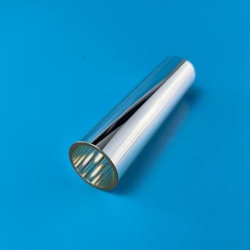 China 20-25mm Diameter Silver Plated Quartz Glass Tube for Laser Reflection for sale
