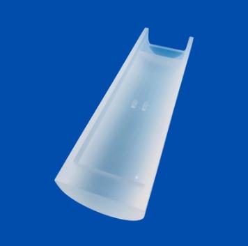 Cina Lavorazione di parti semicircolari in vetro quarzo ad alta temperatura per l'industria in vendita