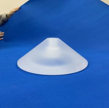 Cina Lavorazione di vetri di quarzo ghiacciati di vetri di quarzo perforati per alte temperature in vendita