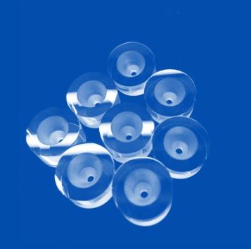 Cina Lavorazione del vetro al quarzo, quarzo fuso, fori conici personalizzati, tubi di vetro in vendita