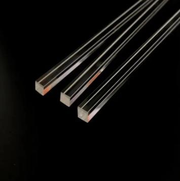 China Transparent Rectangular Optical Quartz Glass Tube Customized for sale