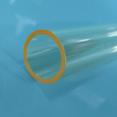 China SP23 20% Samarium Doped Quartz Glass Tube OD 17mm ID 14mm 84.8mm Length Wall Thickness 1.5mm for sale
