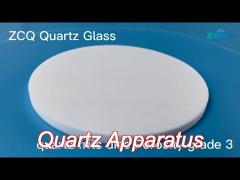 Pureza alta Frits Quartz Disc Porosity Grade fundido 3 16 a 40 mícrons para a filtragem analítica