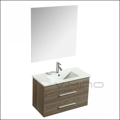 China Modern Melamine Bathroom Cabinet Wall Mounted Bathroom Vanity 7023-80A for sale