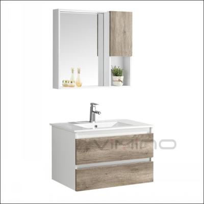 China Modern Melamine Bathroom Vanity PVC Melamine Bathroom Cabinet for sale