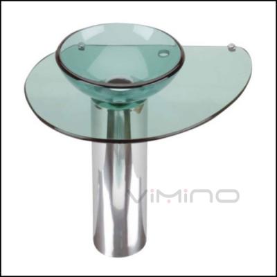 China China Glass Vessel Sink Basin Good Quality Tempered Glass Wash Basin for sale