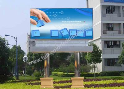 Cina Rivesta di ferro l'esposizione di LED fissa all'aperto materiale P20 per lo spettacolo dal vivo/supermercato in vendita