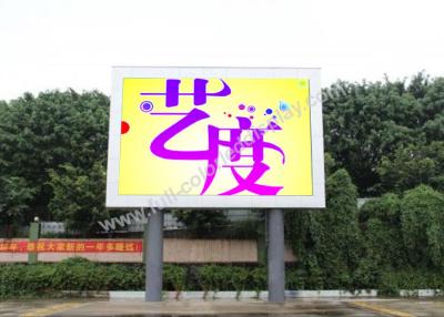 Cina Rivesta di ferro l'esposizione di LED fissa all'aperto materiale P20 per lo spettacolo dal vivo/supermercato in vendita