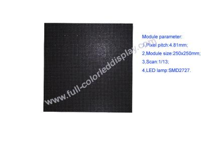 China zeigen farbenreiche geführte Zeichenmodule der 4,81 Millimeter-Pixelneigung wasserdichtes SMD2727 IP65 an zu verkaufen